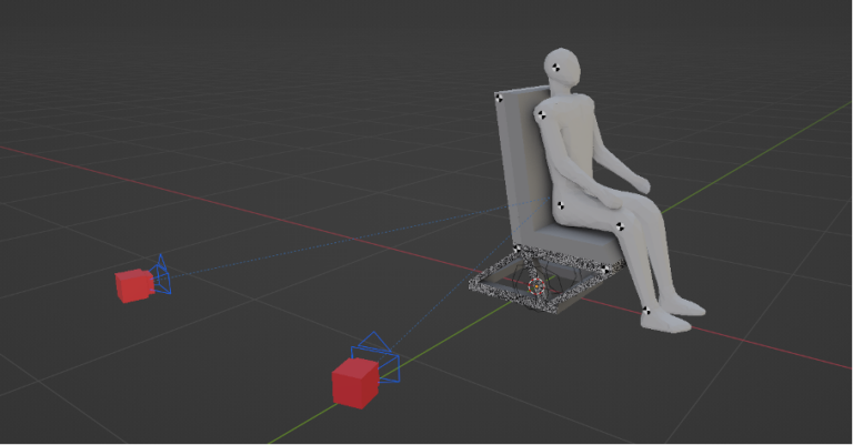 Crash Test & Image Correlation: Measure Seat Deformations
