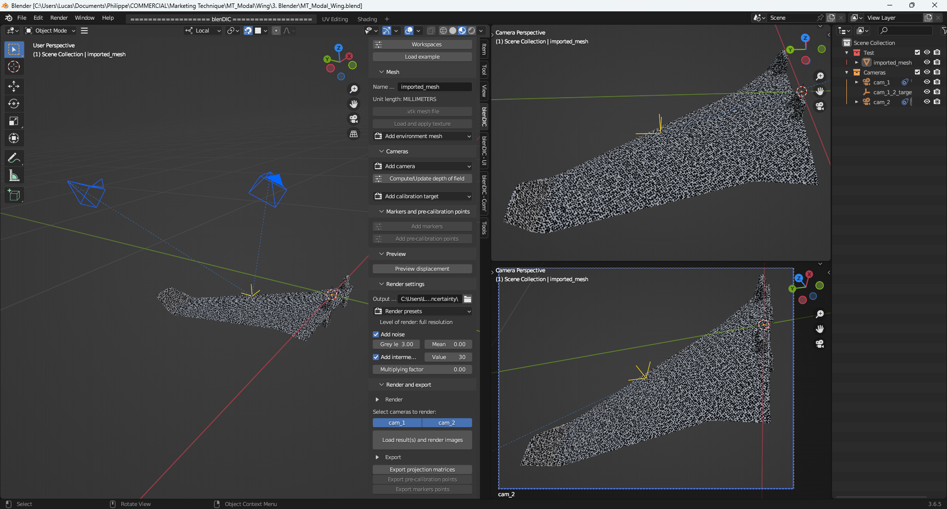 Modal analysis: how can Digital Image Correlation (DIC) help?