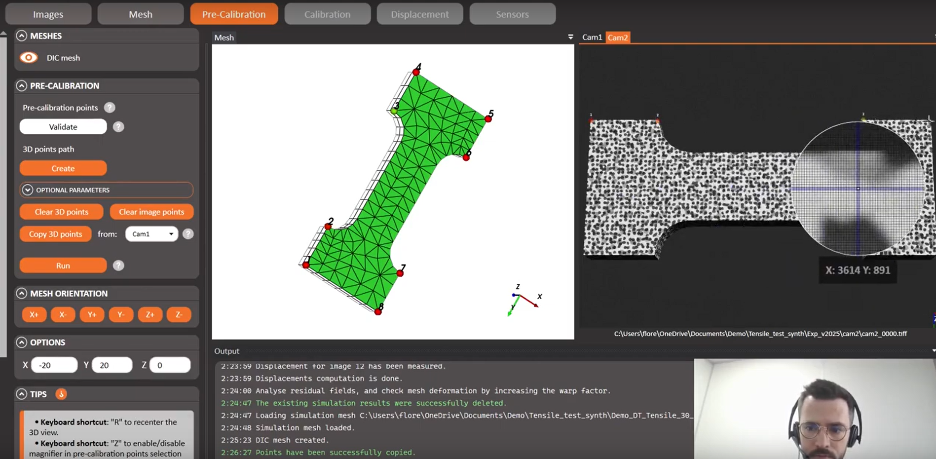 EikoTwin DIC 2025.1 demo - EikoSim